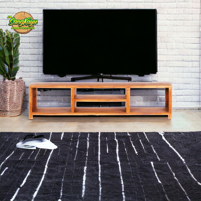 Jual Rak tv minimalis modern meja tv minimalis murah rak tv kayu asli ...