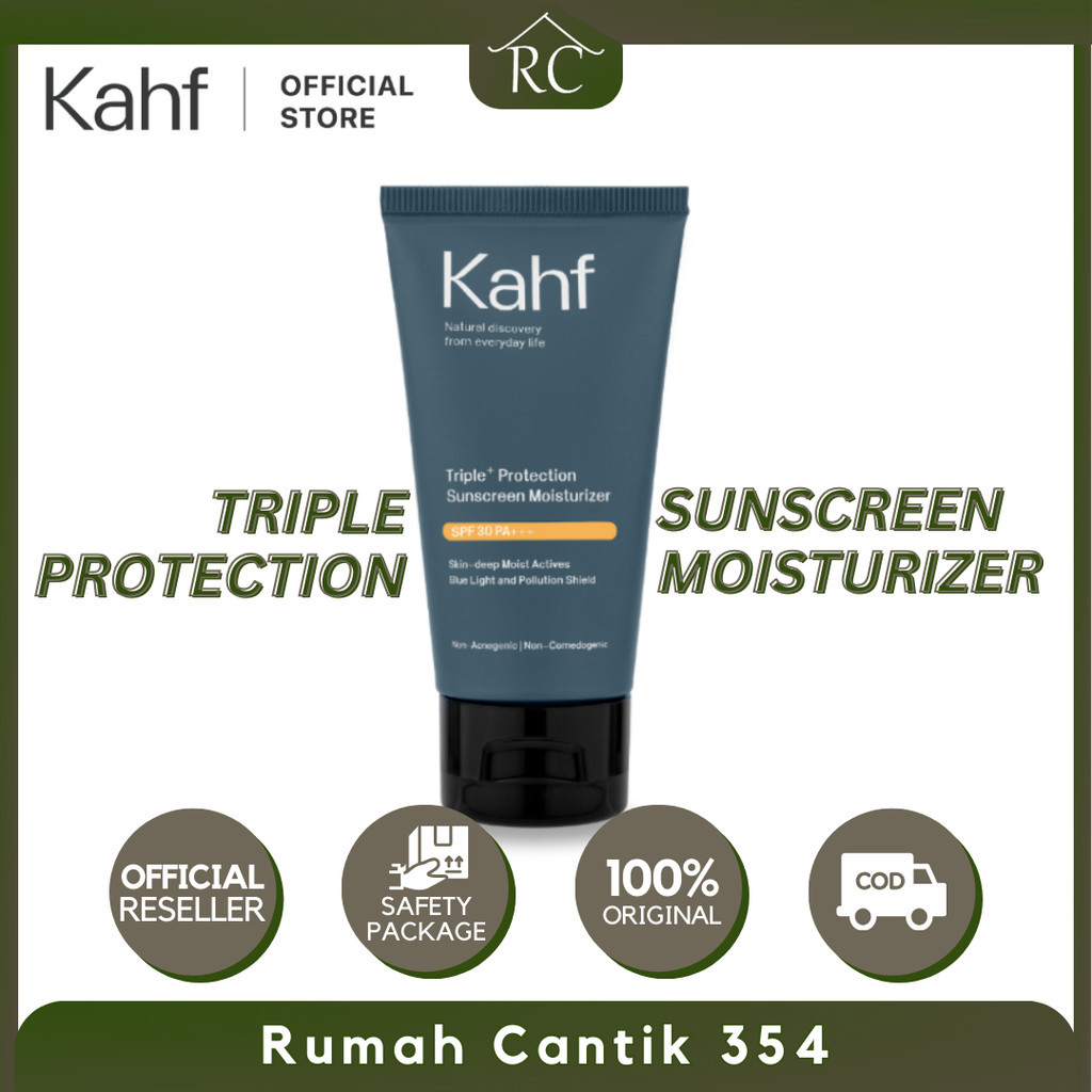 Jual KAHF for MEN Triple Protection Sunscreen Moisturizer - Rumah ...