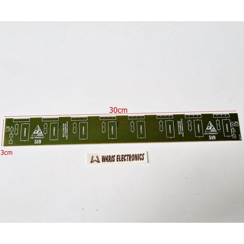 Jual PCB Strip TR Final Transistor 4 set 30cm line CKJ | Shopee Indonesia
