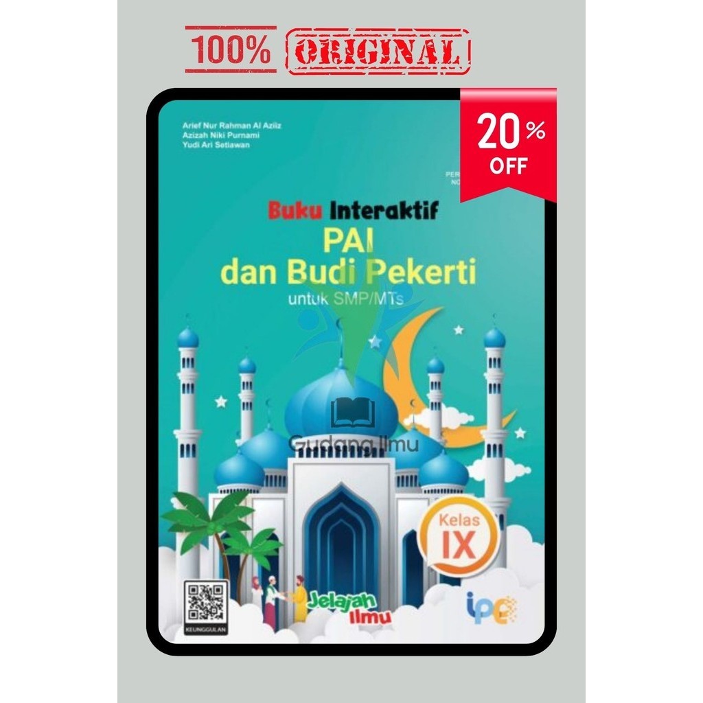 Jual Buku Paket Interaktif PAI Kelas 9/IX SMP/MTS Kurikulum Merdeka Intan pariwara Tahun 2024 ...