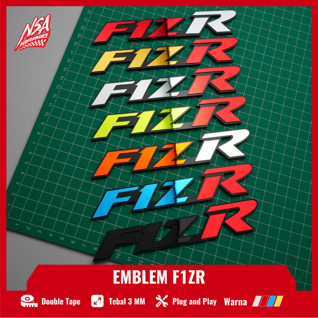 Jual NSA Emblem Motor Yamaha F1zr 3d 2pcs Logo Fizr Timbul Bukan Stiker ...
