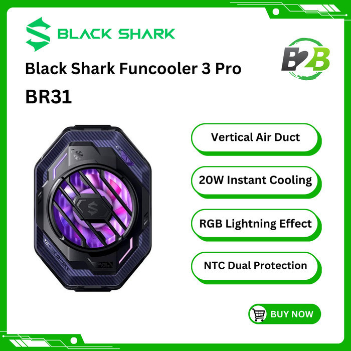 Jual Black Shark FunCooler 3 Pro BR31 Cooling Fan Pendingin RGB Fun ...