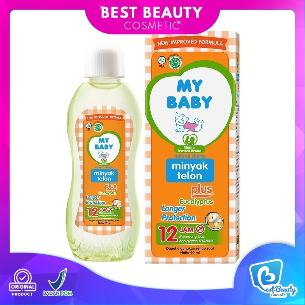 Jual ★ BB ★ MY BABY Minyak Telon Plus Longer Protection 60ml-90ml-150ml ...