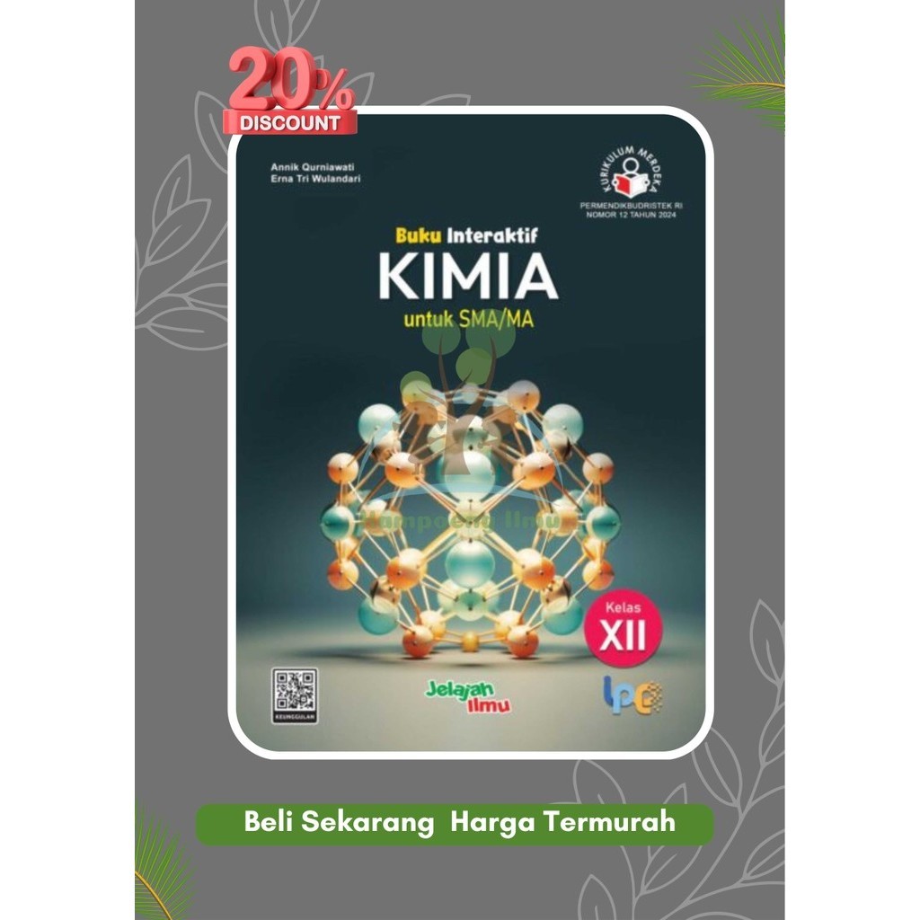 Jual Buku Paket Interaktif KIMIA Kelas 12/XII SMA/MA Kurikulum Merdeka Intan pariwara Tahun 2024 ...