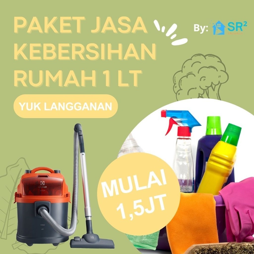 Jual Jasa Kebersihan Jasa Bersih2 Rumah 1 Lantai Jasa Cleaning Service ...