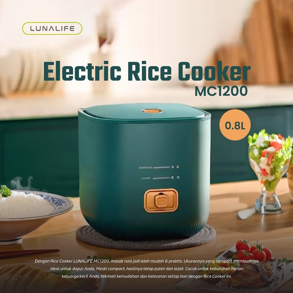 Jual RICE COOKER LUNALIFE MC1200 | Rice Cooker Penanak Nasi Lunalife ...