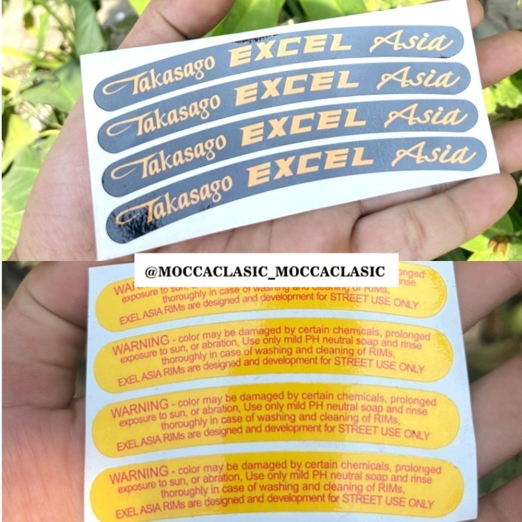 Jual STIKER VELG TAKASAGO EXCEL ASIA PRINT HITAM TERBAIK TERMURAH ...