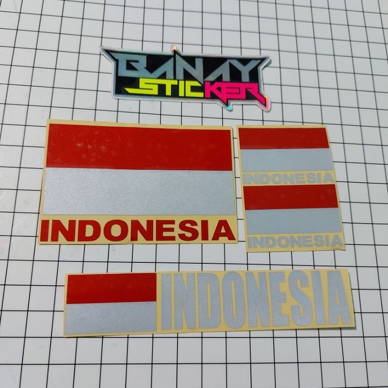 Jual STICKER BENDERA INDONESIA CUTTING | Shopee Indonesia