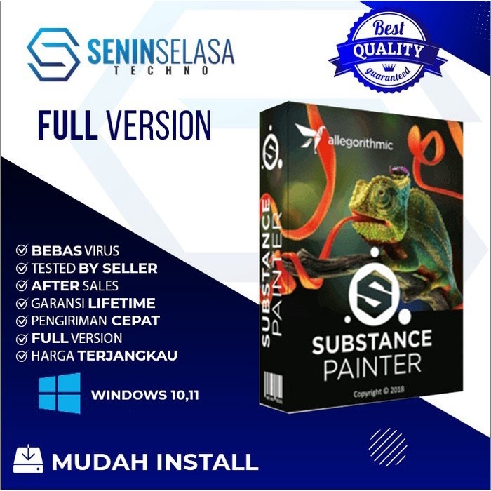 Jual Software 3D Painting: Allegorithmic Substance Painter 8 [WIN & MAC ...