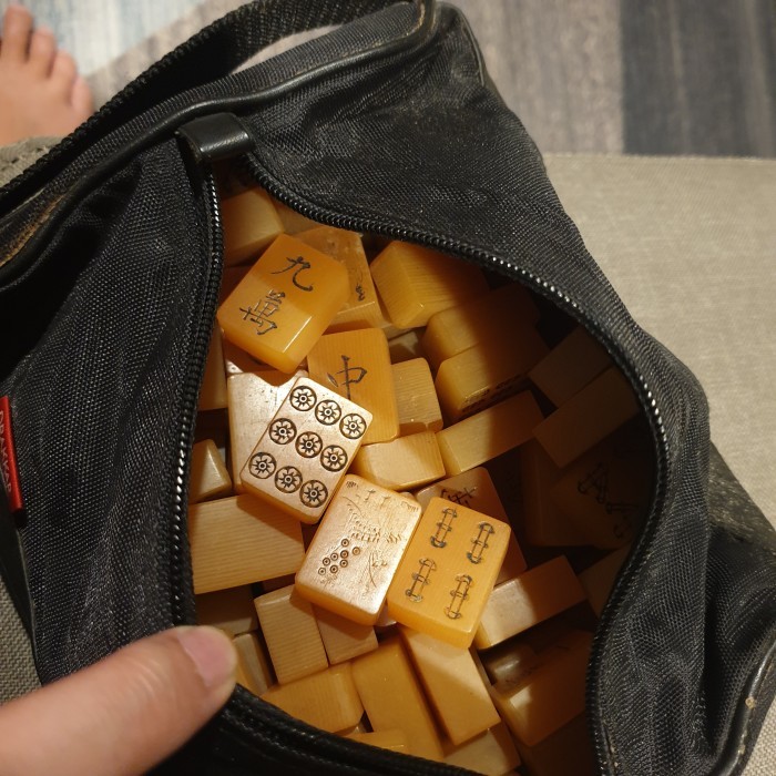 Jual mahjong kuno dari batu giok koleksi | Shopee Indonesia