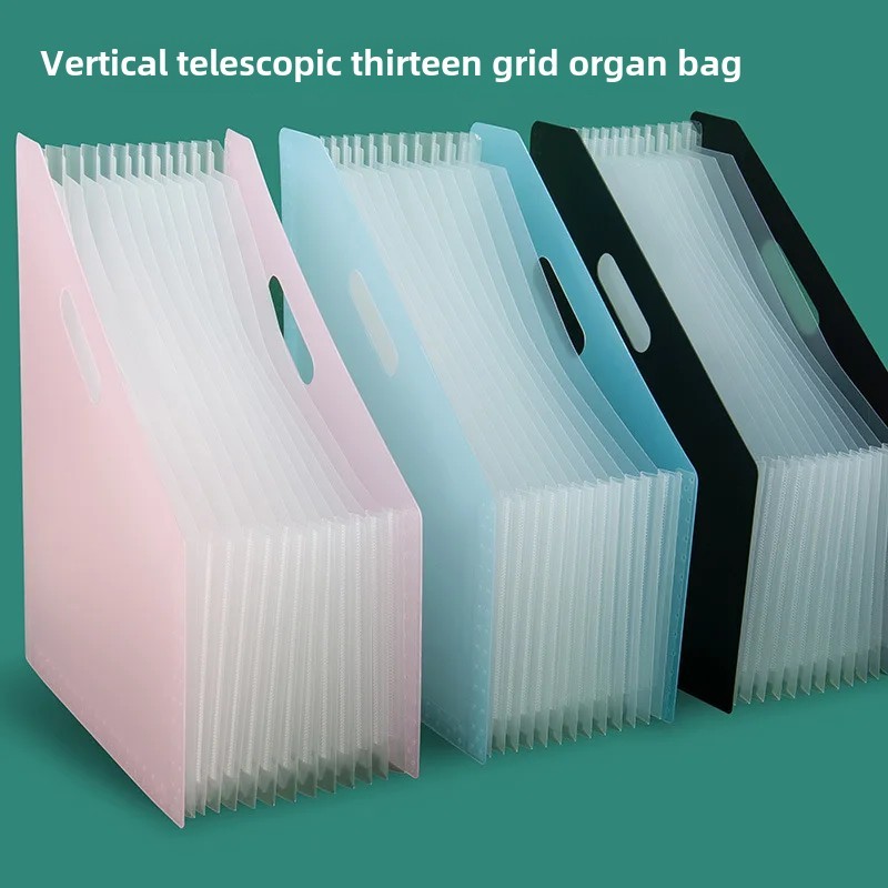 Jual Vertical Accordion File Folder Storage Organizer Expandable Multi ...