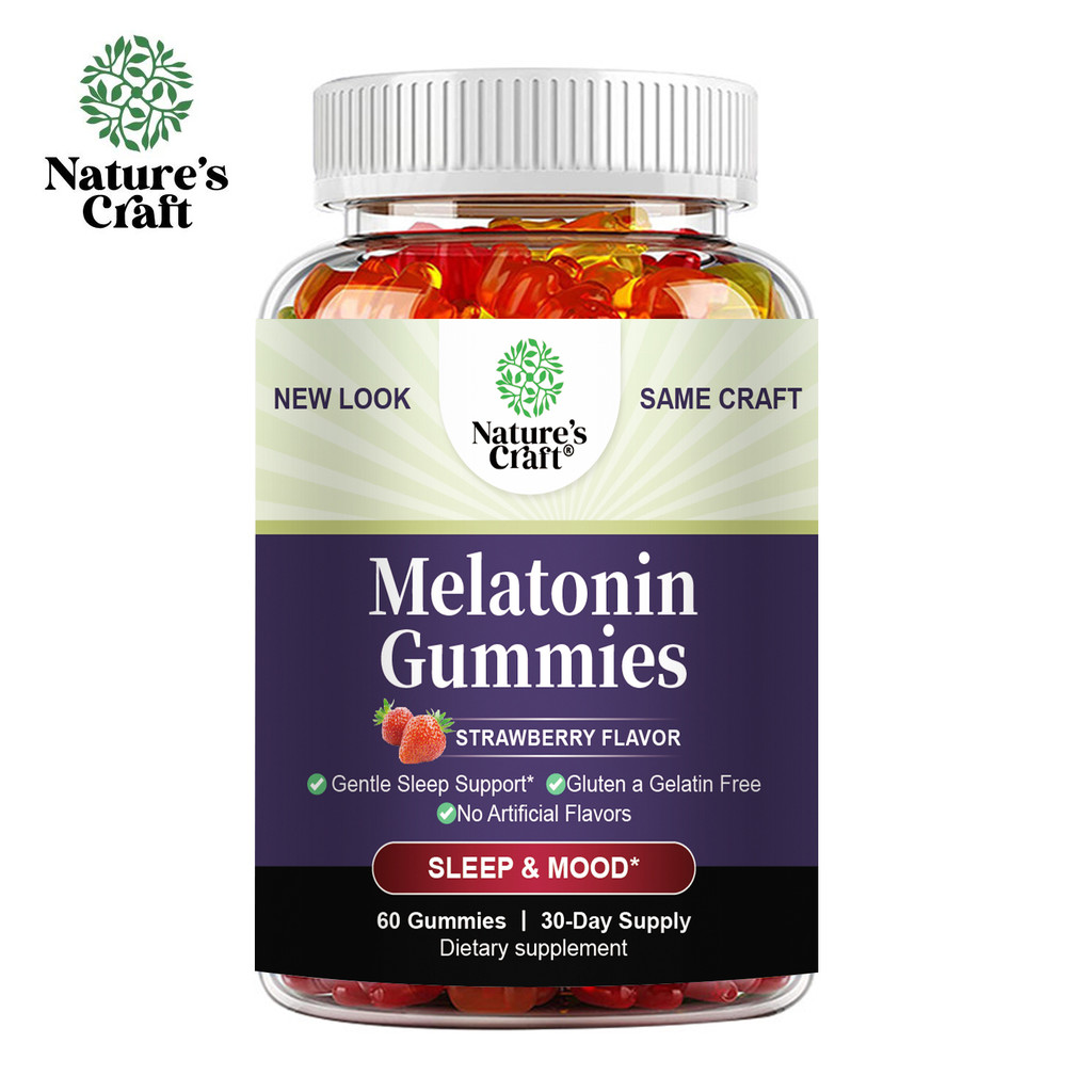 Jual Sleep Well Gummies - Strawberry flavor Relieve Stress Improve ...