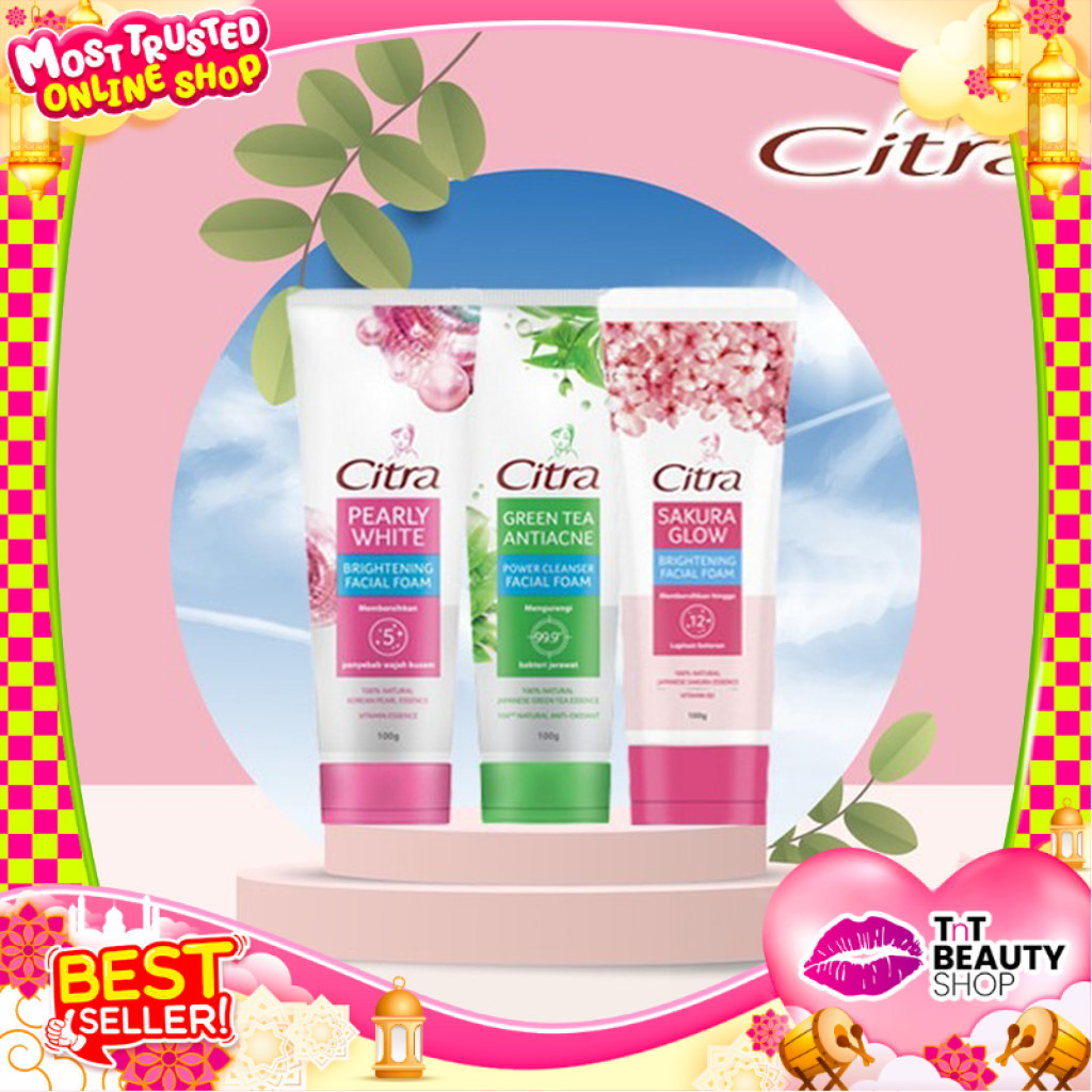 Jual Citra Facial Foam | Citra Sakura Glow | Citra Pearly White | Citra ...