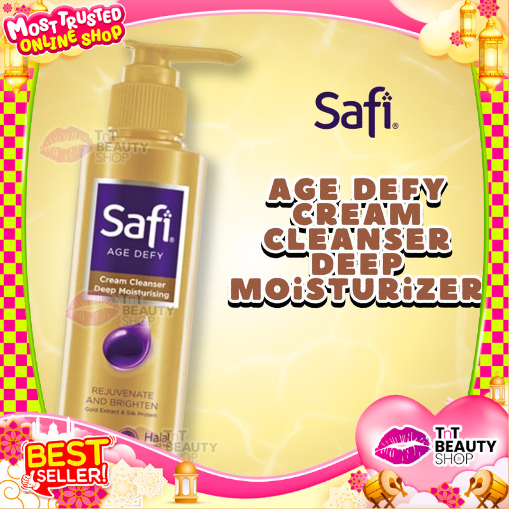 Jual SAFI Age Defy Cream Cleanser Deep Moisturizer 150 ml | TnT Beauty ...
