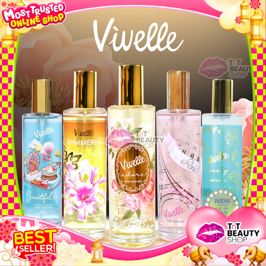 Jual Vivelle Eau De Toilette Designer Perfume Glass Series 100 ml | TnT ...