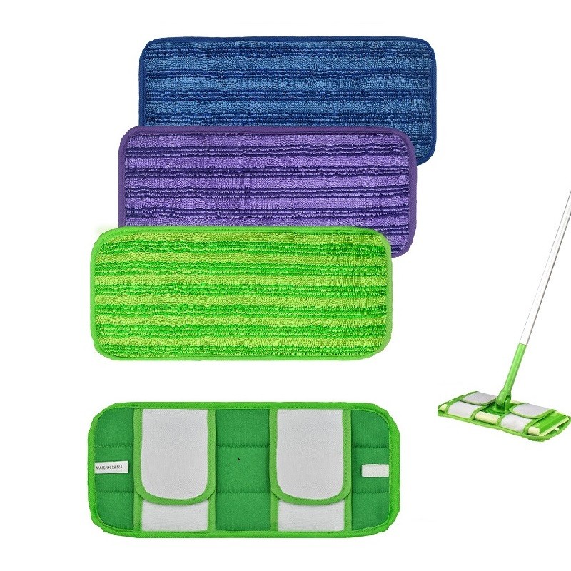 Jual Reusable Microfiber Mop Pads for Swiffer Wet Jet, Wet and Dry Pad ...