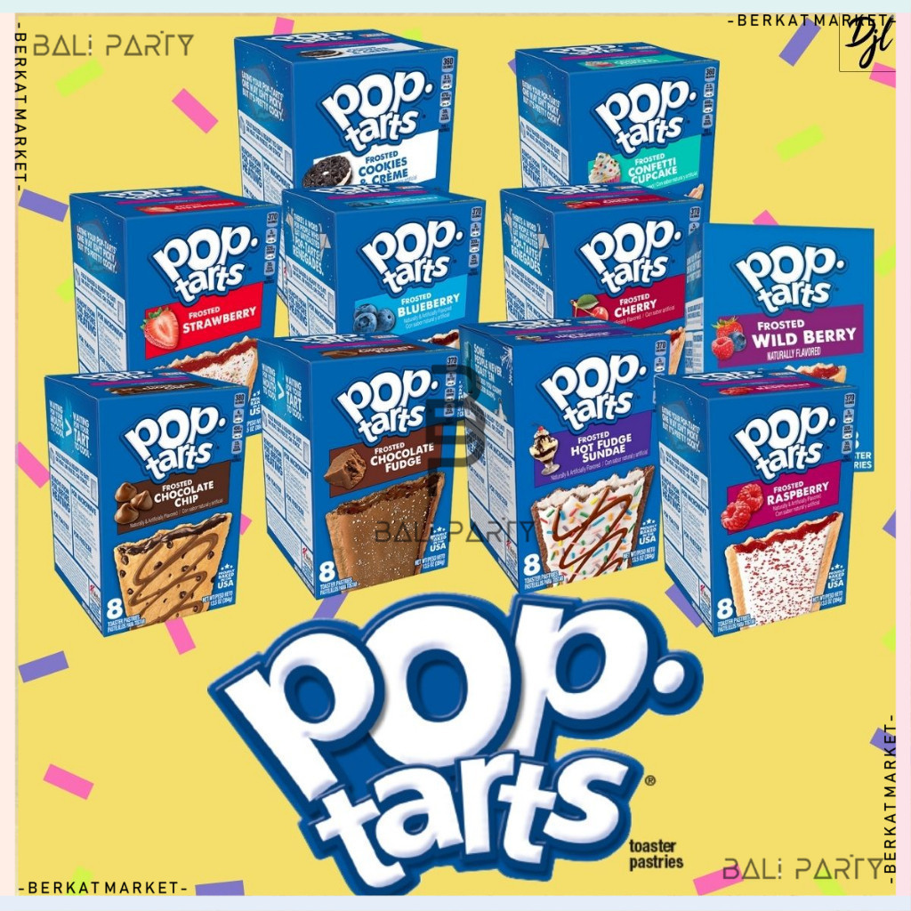 Jual Pop Tarts Frosted 384g Snack Pastry Aneka Rasa 1 Pak | Shopee ...