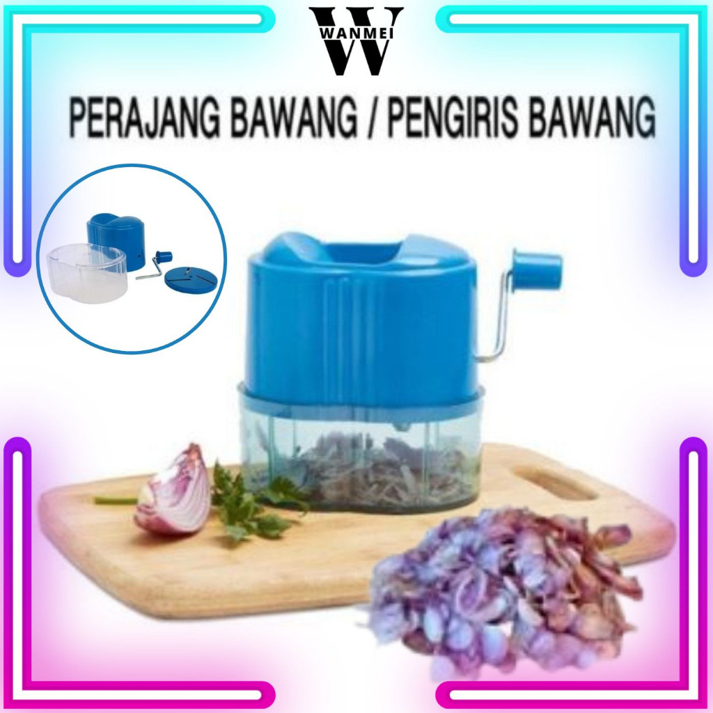 Jual WM Alat Iris Bawang Manual Perajang Bawang Giling Bumbu Dapur ...