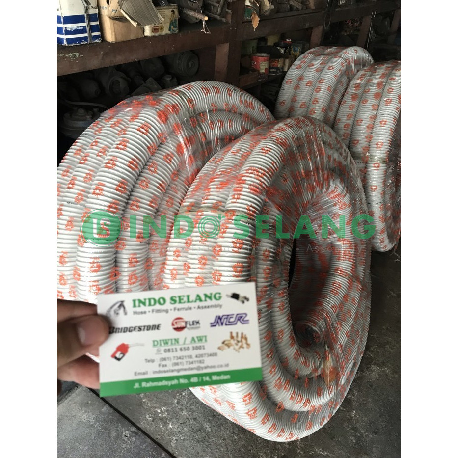 Jual PVC DUCT HOSE 3 INCH / SELANG ABU FLEXIBLE UDARA SERBUK KAYU 1 ...