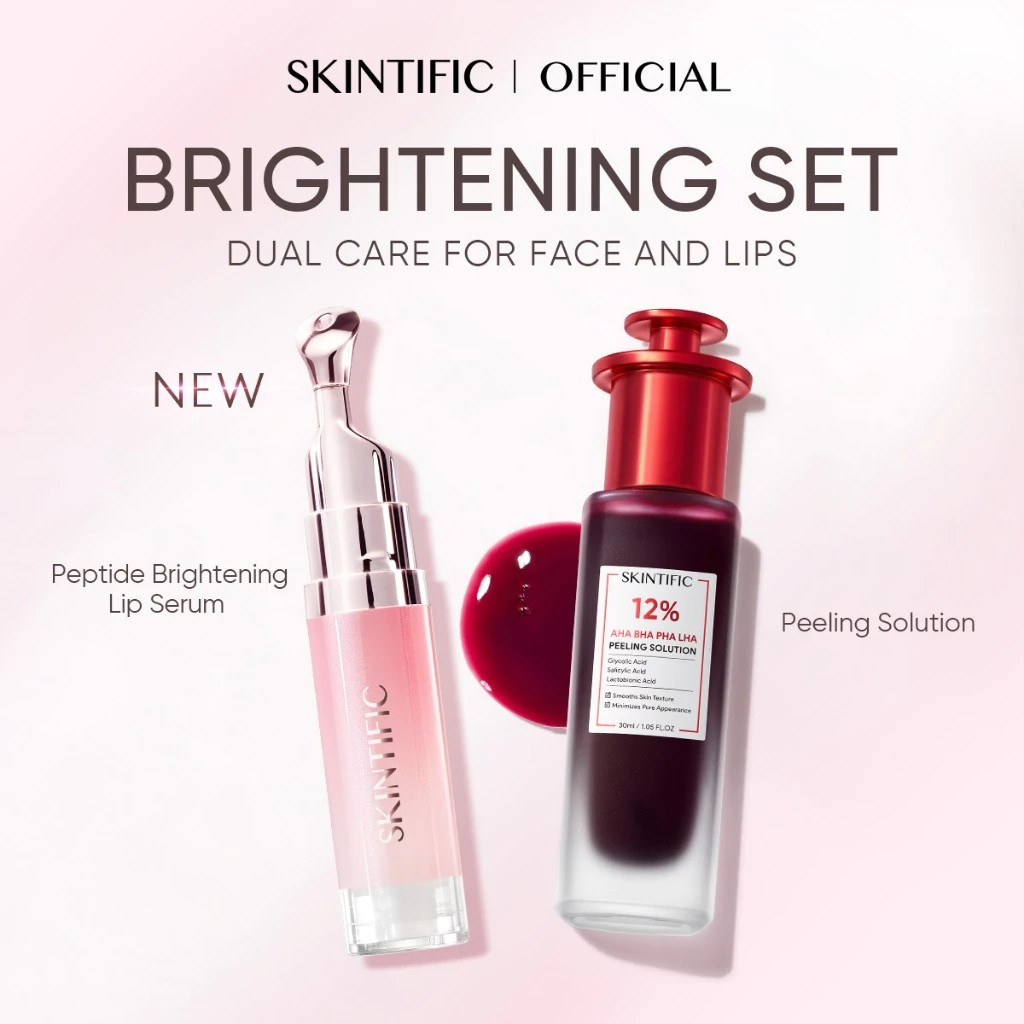 Jual SKINTIFIC Brightening Set SKINTIFIC 12% AHA BHA PHA LHA Peeling ...