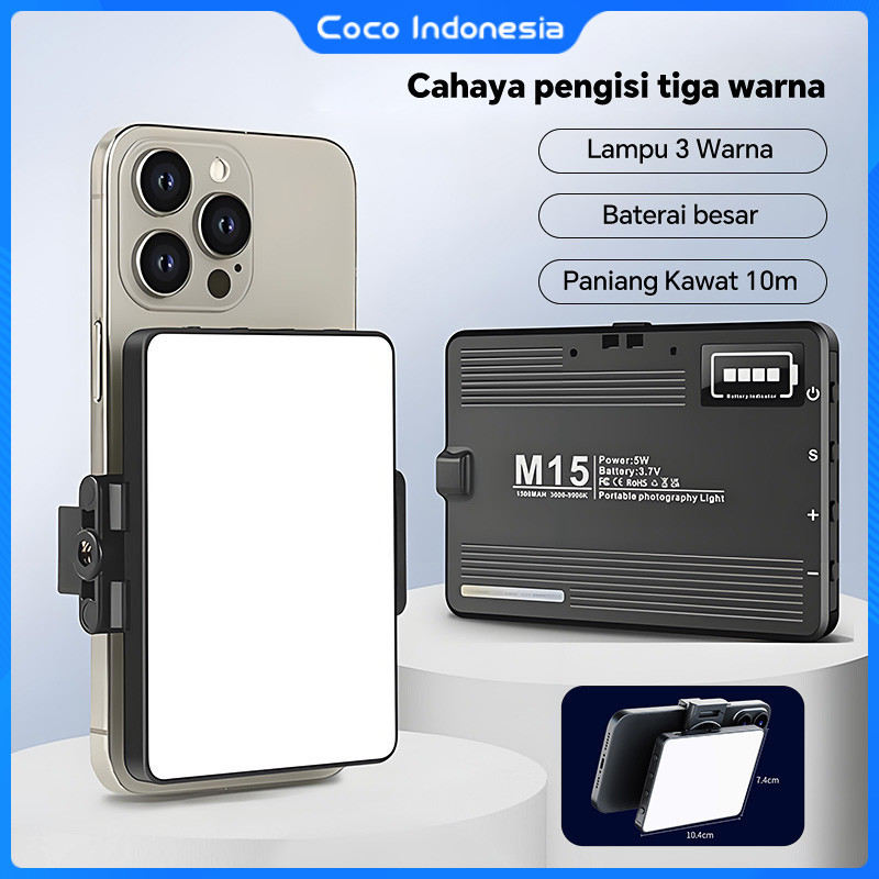 Jual Selfie Light Portable Clip Fill Light Mini Dual Led Light Lampu ...