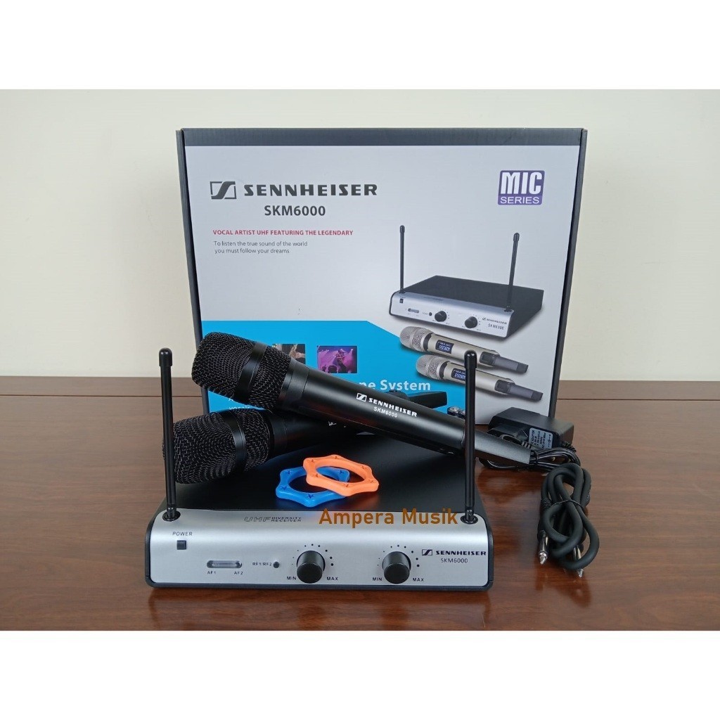 Jual Mic wireless Skm 6000 / Sennheiser Skm 6000 HITAM | Shopee Indonesia
