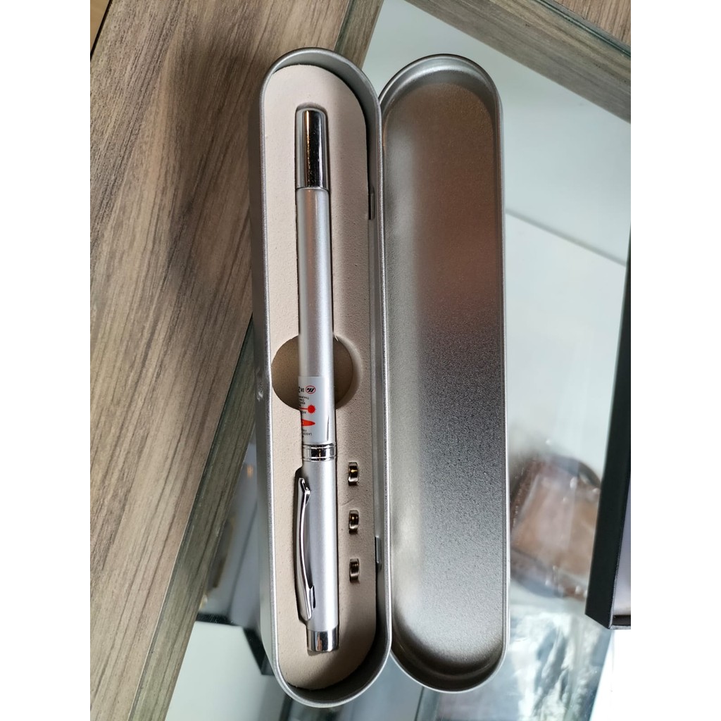 Jual BOLPOIN LASER POINTER UNDIP + BOX + BATERAI | Shopee Indonesia