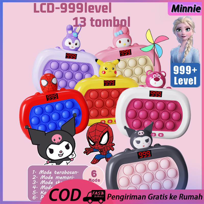 Jual 999 Level V6 13 Tombol Pop It Electronic/ Pop It Electronic ...