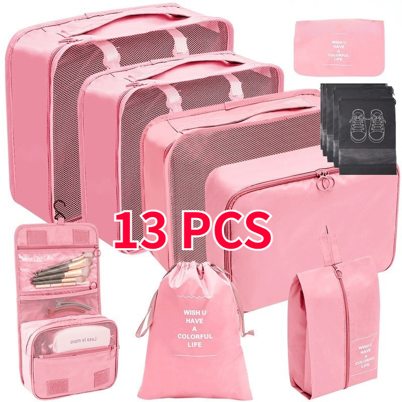 Jual 15 PCS Tas Travel Bag / Tas Travel Organizer Storage Bag Tas ...