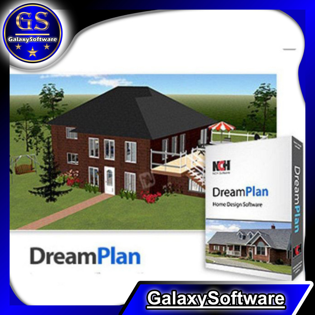 Jual NCH DreamPlan Plus v9.00 2024 Win | Mac [Full Version] Desain Rumah 3D sangat mudah 3D CAD ...