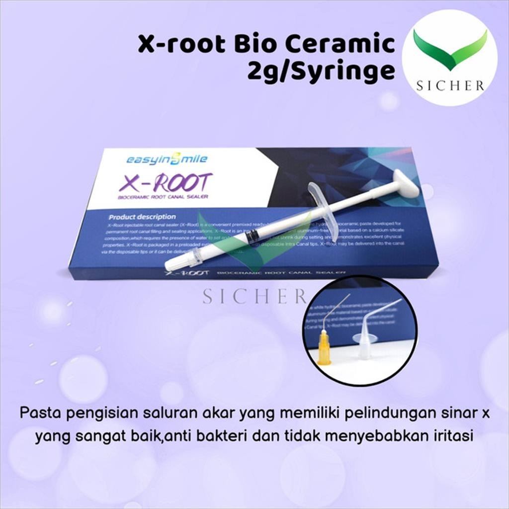 Jual Dental X-Root Bioceramic Root Canal Sealer 2g/Syringe | Shopee ...