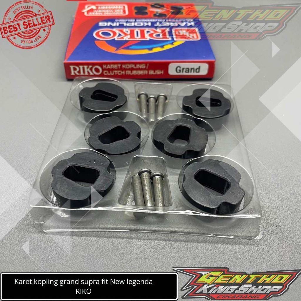 Jual KARET KOPLING SET GRAND LEGENDA SUPRA X FIT NEW RIKO SET PAKU ...