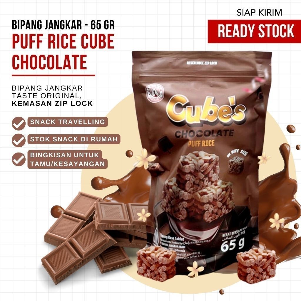 Jual BIPANG / PUFF RICE JANGKAR CUBE'S | Shopee Indonesia