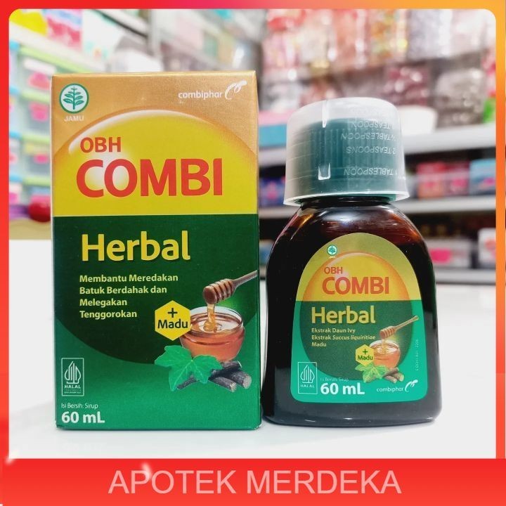 Jual OBH Combi Herbal 60 mL - Obat Batuk Herbal / OBH COMBI HERBAL ...