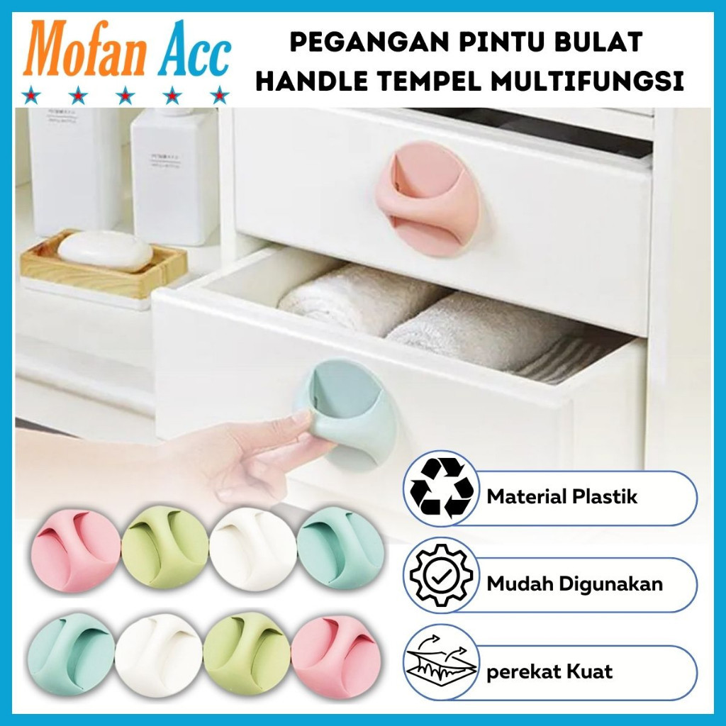 Jual PEGANGAN PINTU BULAT - TEMPELAN GAGANG UNTUK PINTU KAMAR MANDI ...
