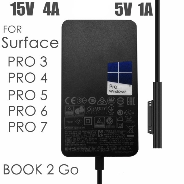 Jual Adaptor Charger Microsoft Surface Pro 4 Pro 5 Pro 6 Pro 7 Pro 8 ...