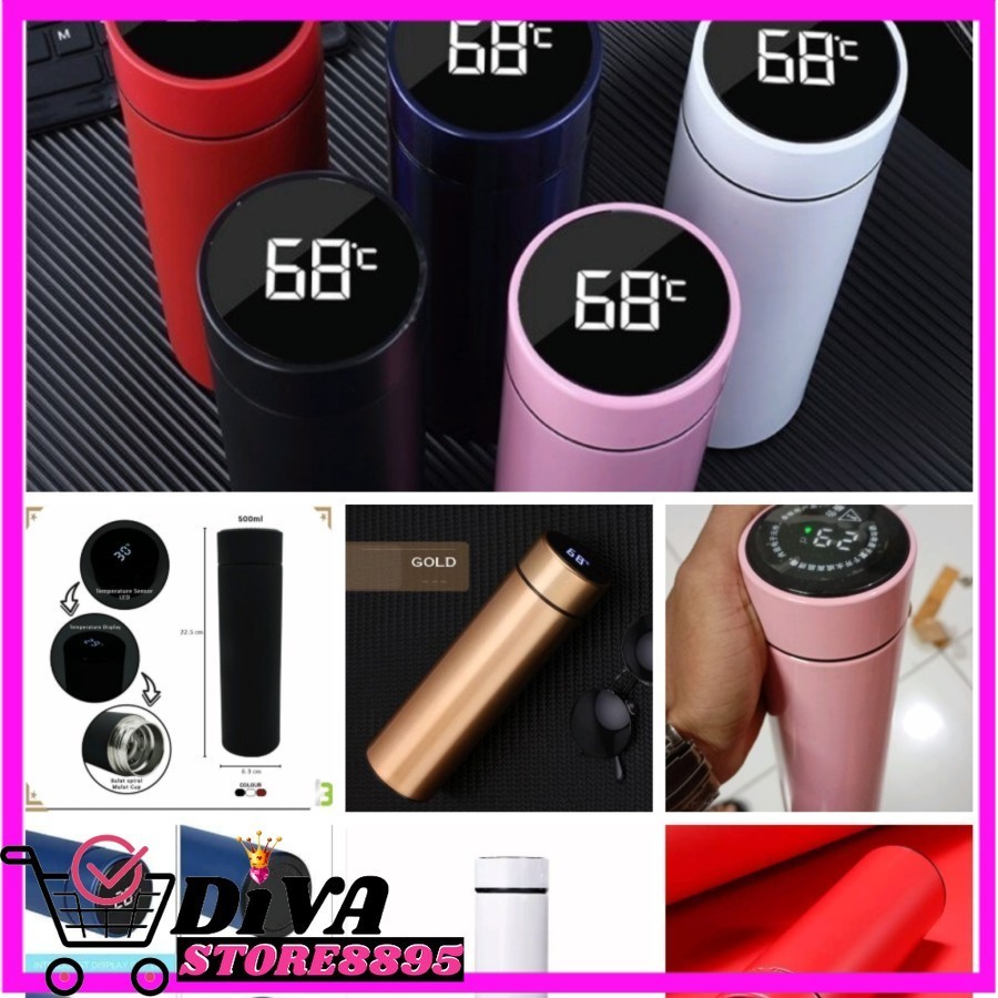 Jual Termos Suhu Temperature / Botol Minum / Smart LED Thermos Tumbler ...