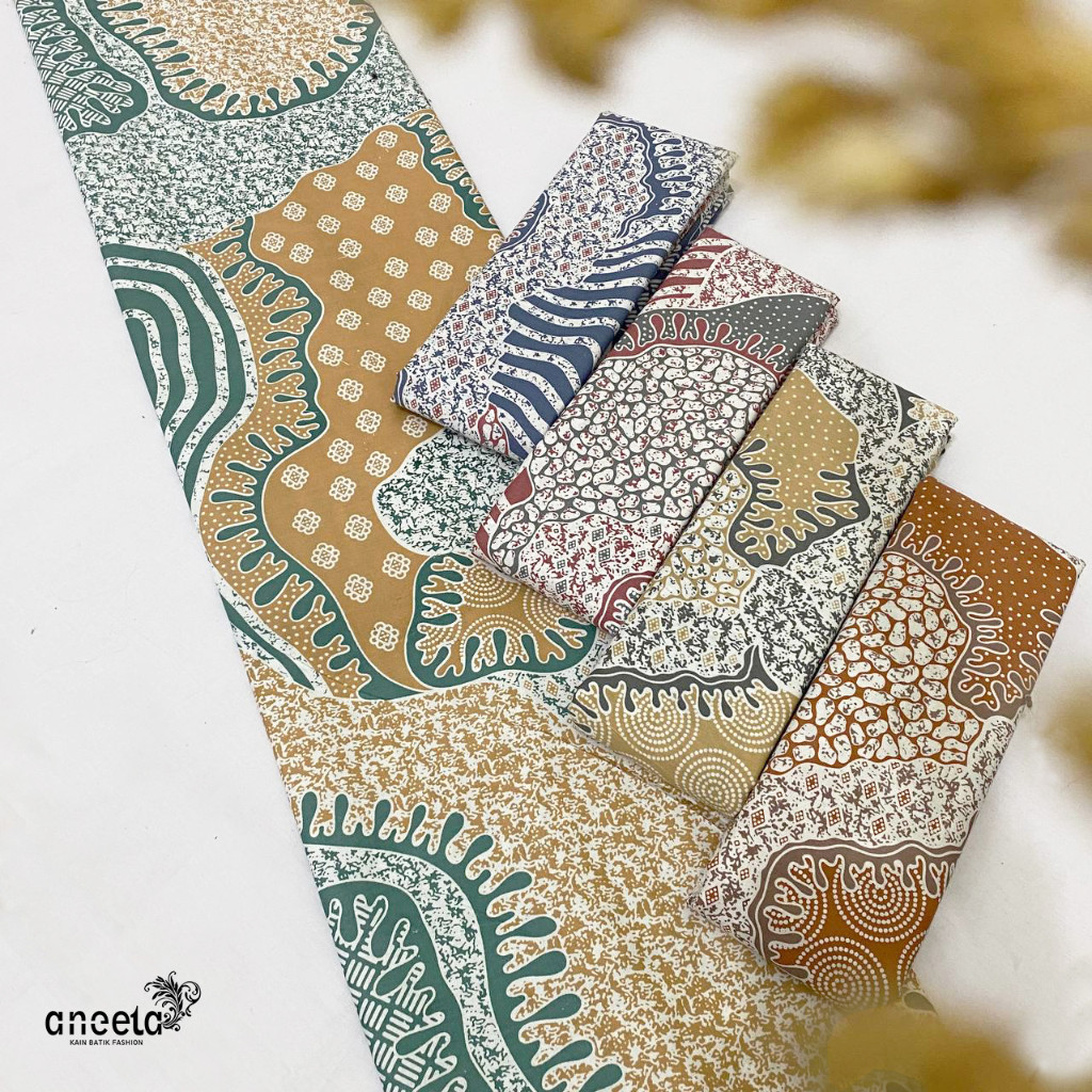 Jual Dasar Kain Batik Meteran Premium Warna Pastel Berkain Batik ...