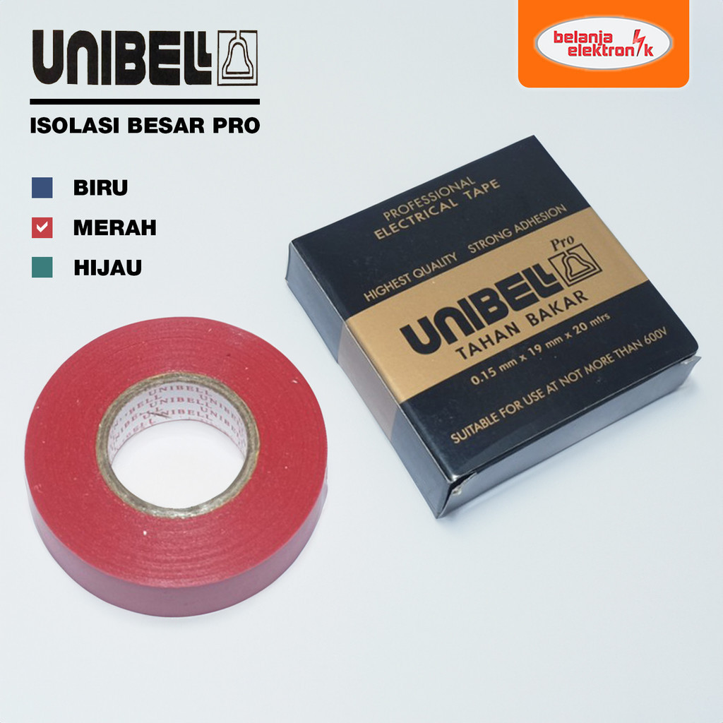 Jual UNIBELL ISOLASI BESAR PRO MERAH | Shopee Indonesia