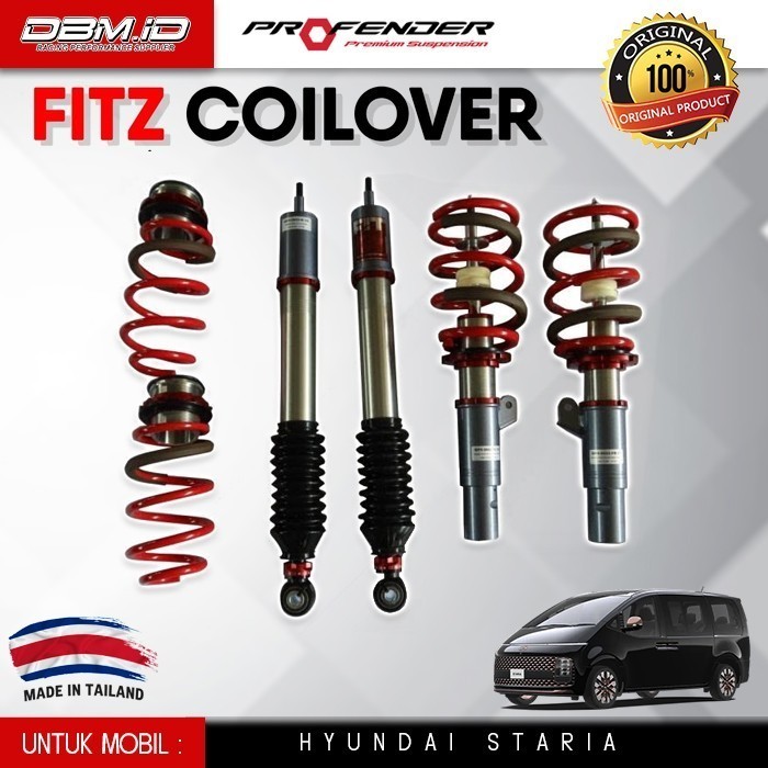 Jual Suspensi Coilover FITZ Adjustable Profender Hyundai Staria US4 ...