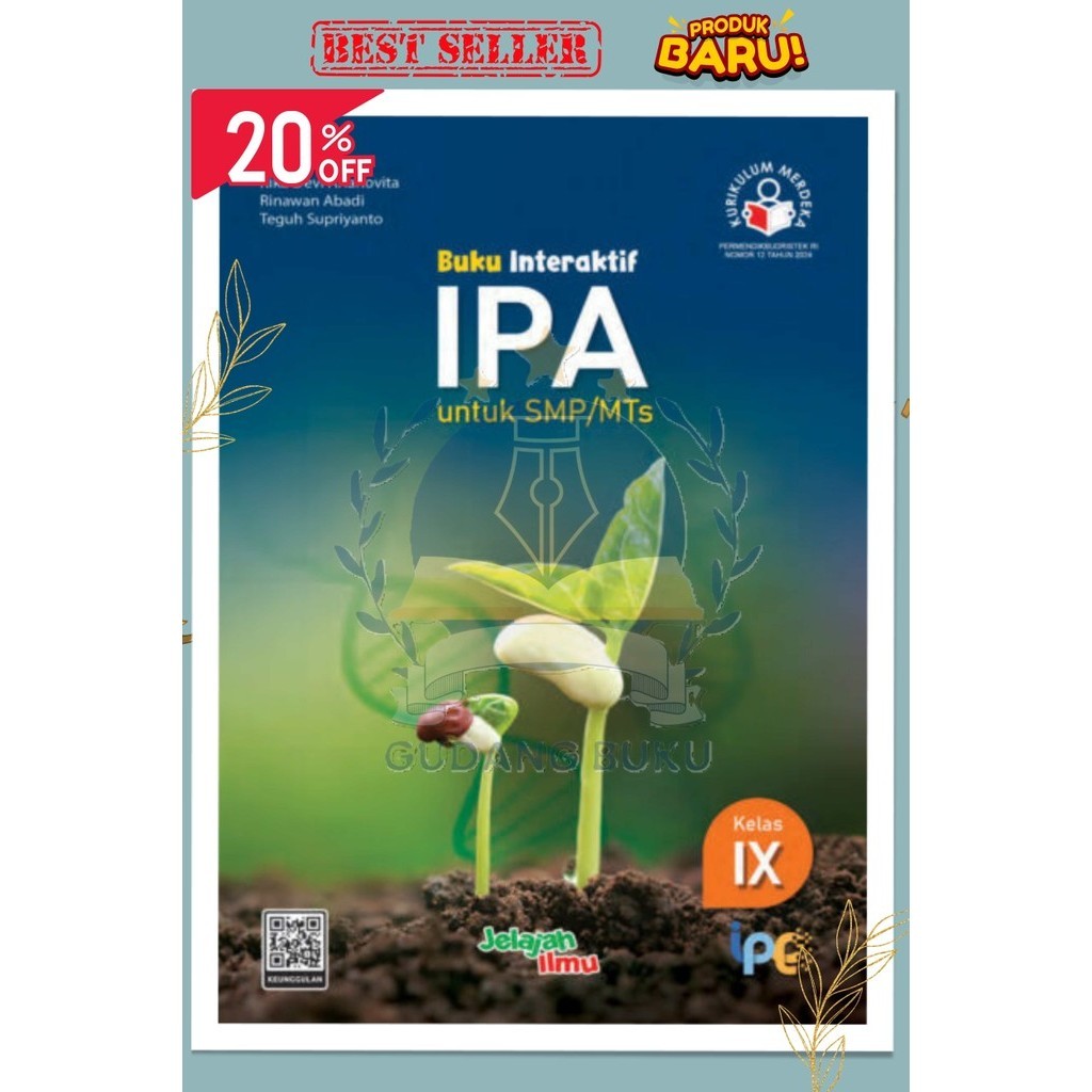 Jual Buku Paket Interaktif IPA Kelas 9/IX SMP/MTS Kurikulum Merdeka Intan pariwara Tahun 2024 ...