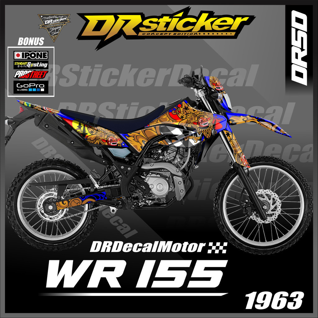 Jual Decal Sticker WR 155 Fullbody - Dekal Variasi WR 155 Stiker Custom ...