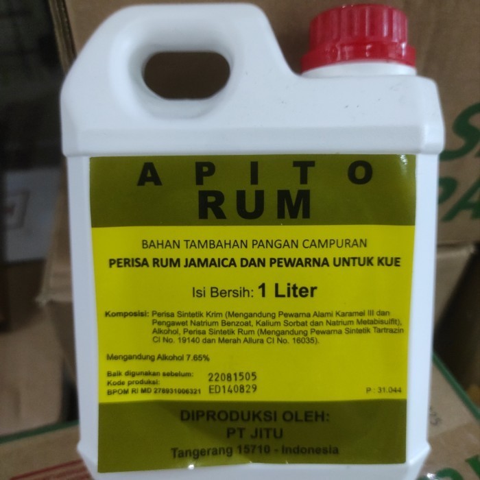 Jual Bakels Apito Rum Pasta 1kg | Shopee Indonesia