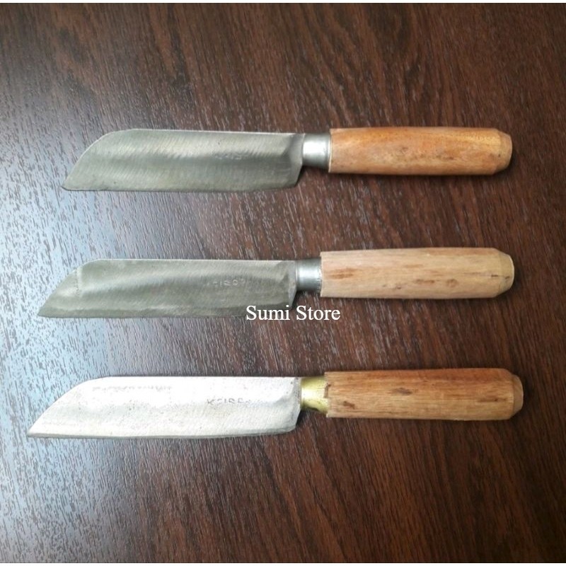 Jual [3pcs] Pisau dapur kecil cuwo/ pisau iris bawang / pisau baja ...
