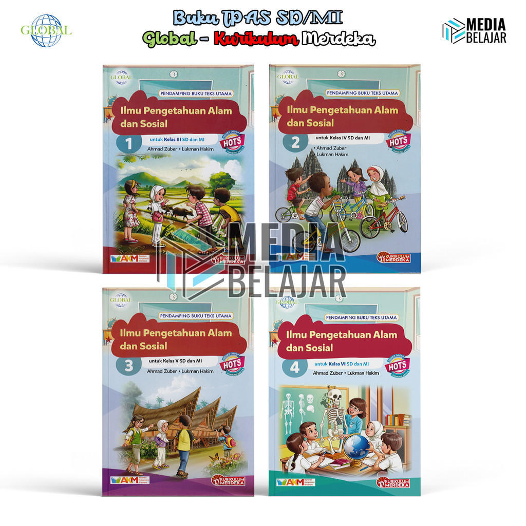 Jual Buku Global IPAS SD/MI Kelas 1,2,3,4,5,6 Kurikulum Merdeka Tiga Serangkai Revisi Terbaru ...