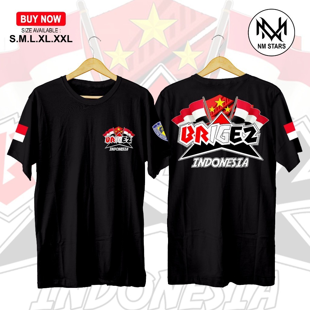 Jual Kaos Brigez Indonesia Terbaru - Baju komunitas Motor Indonesia ...