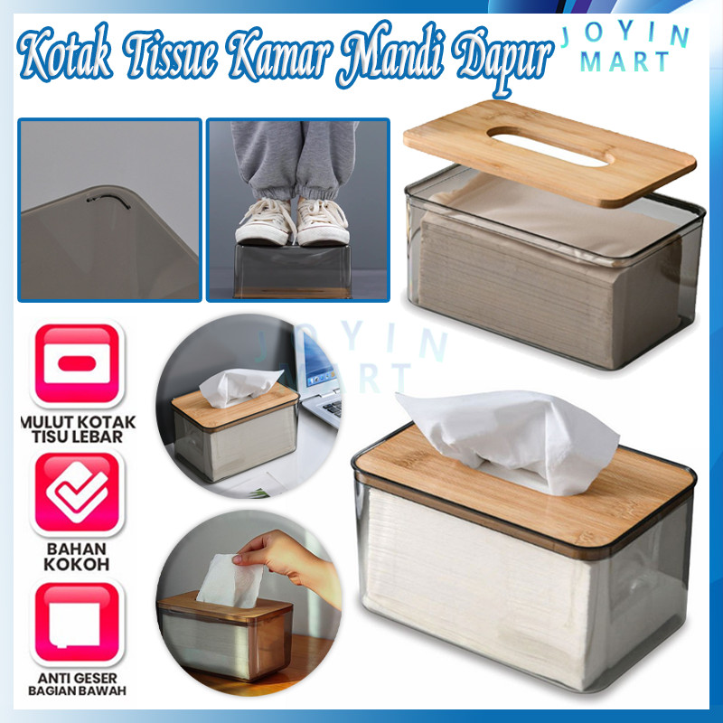 Jual Kayu Estetik Tissue Box /Kotak Tissue Kamar Mandi Dapur/Tissue Box ...