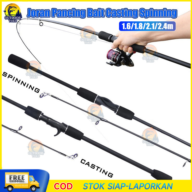 Jual JORAN UL ULTRALIGHT RENLONG WARNA HITAM SERAT KARBON SPINNING DAN BAITCASTING Pengiriman ...