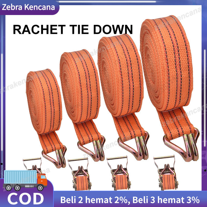 Jual 5cm x 8 meter 5cm x 10 meter Tali pengikat Barang motor / Ratchet ...
