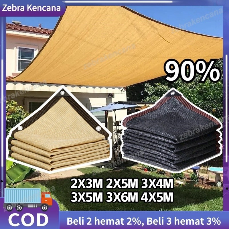 Jual 90% Paranet Hitam Jaring Paranet Pelindung Sinar Matahari SunShade ...